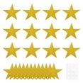 6" Star Cutouts, 24 Pack Star Cutout Shine Paper Stars for Classroom ...