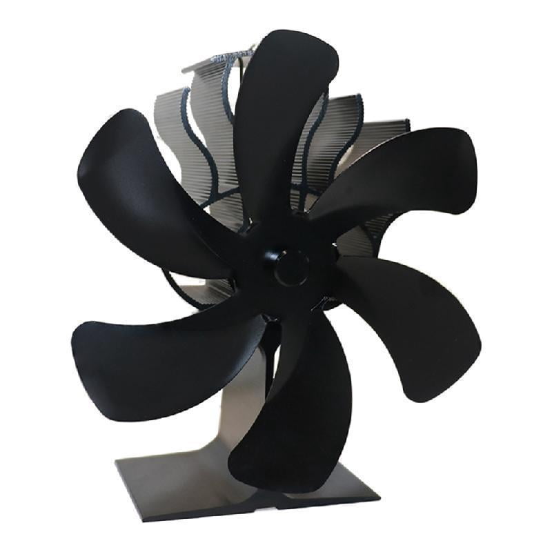 6 Stove Fan Home Fireplace Fan Efficient Heat Distribution Quiet Wood ...