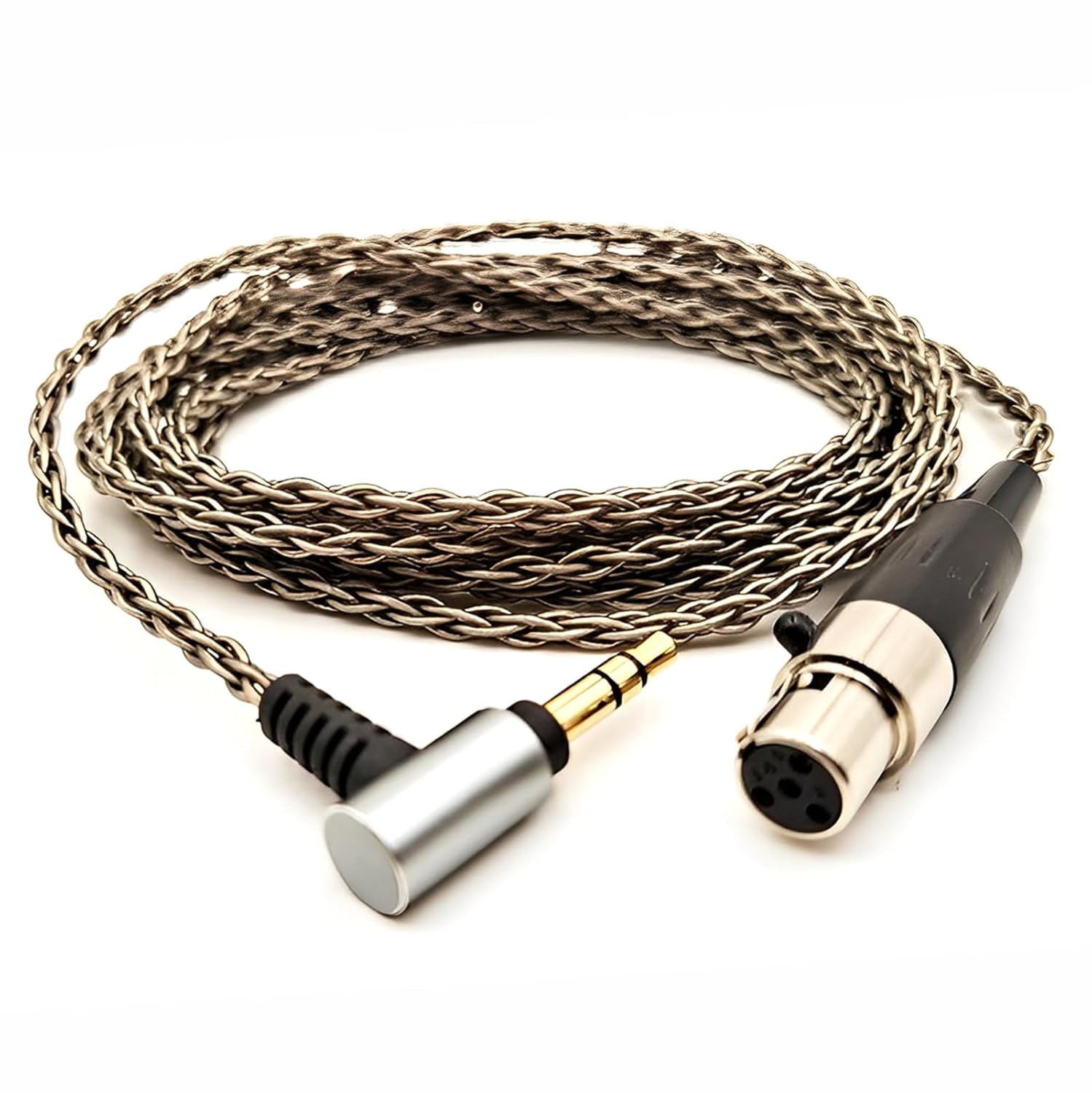 6-Strand 3.5mm to 4-Pin MiniXLR OCC Silver Plated Cable Compatible with ...