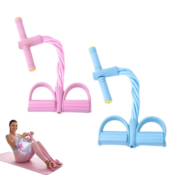 6 Strand Heavy Duty Abdominal Crunch, Multi Use Yoga Elastic Band ...