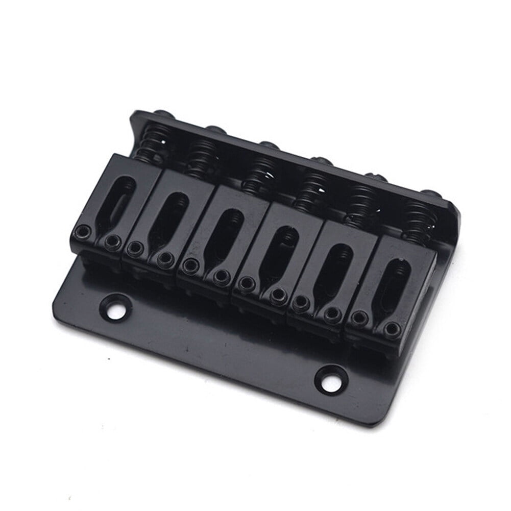 6 String 65mm Metal Fixed Guitars Hardtail Saddle Bridges Guitar ...