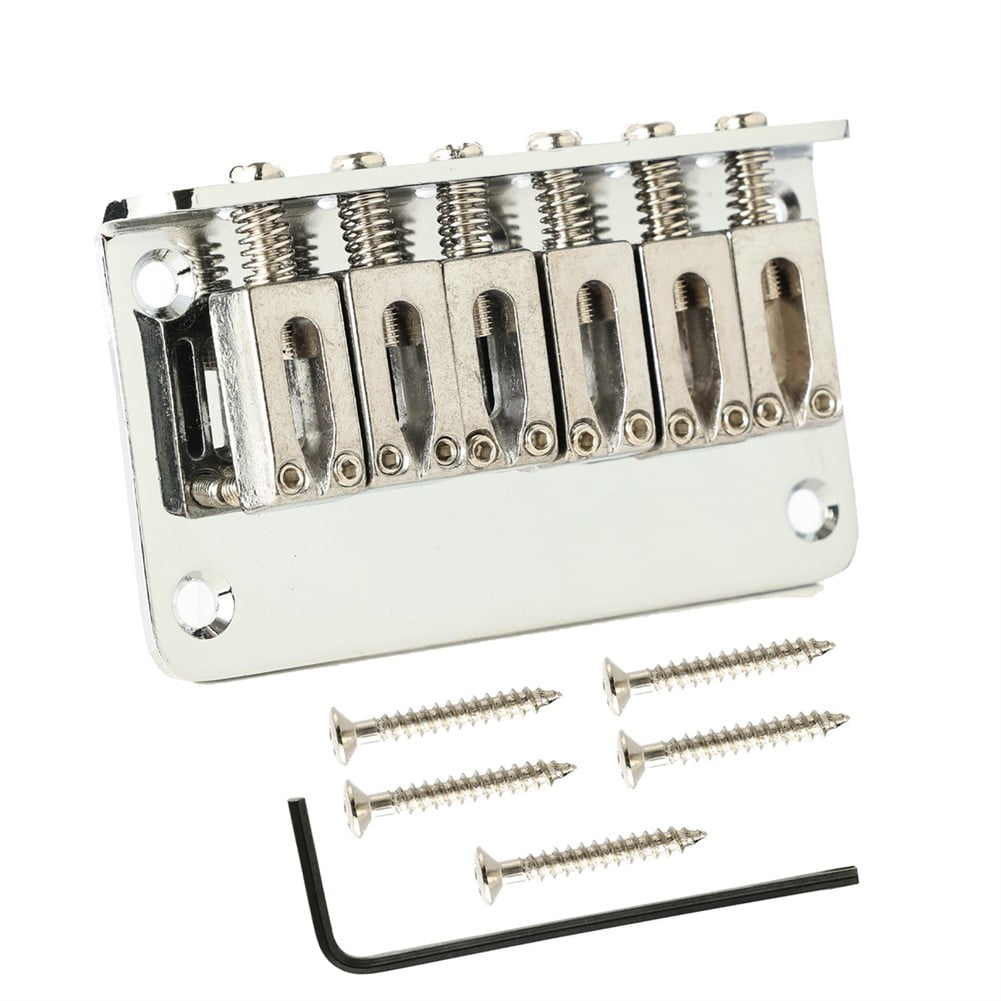 6 String 78MM Hardtail Top Load Bridge For Strat TL Electric Guitar ...