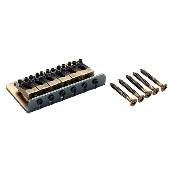 6 String Bass Guitar Bridge Bass Hardware Guitar Bridges Electric Bass ...