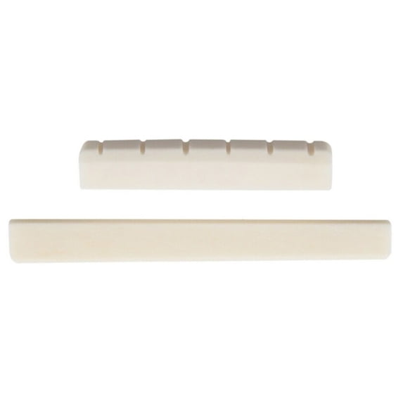 6 String Bone Guitar Bridge and Acoustic Guitar Blank Bone Nut DIY ...