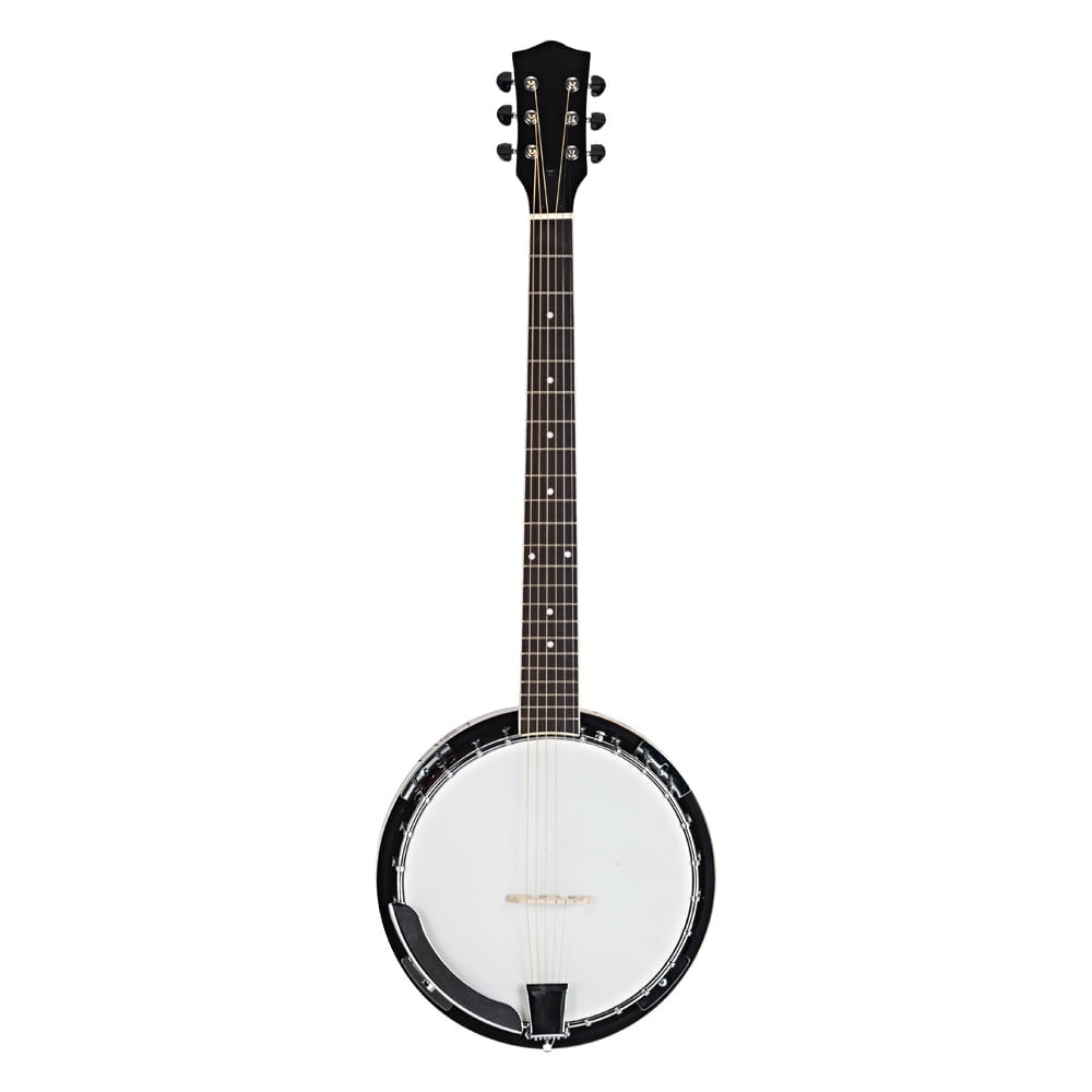 IVV Professional 6-String Sapele Resonator Banjo Starter Kit 9348 ...