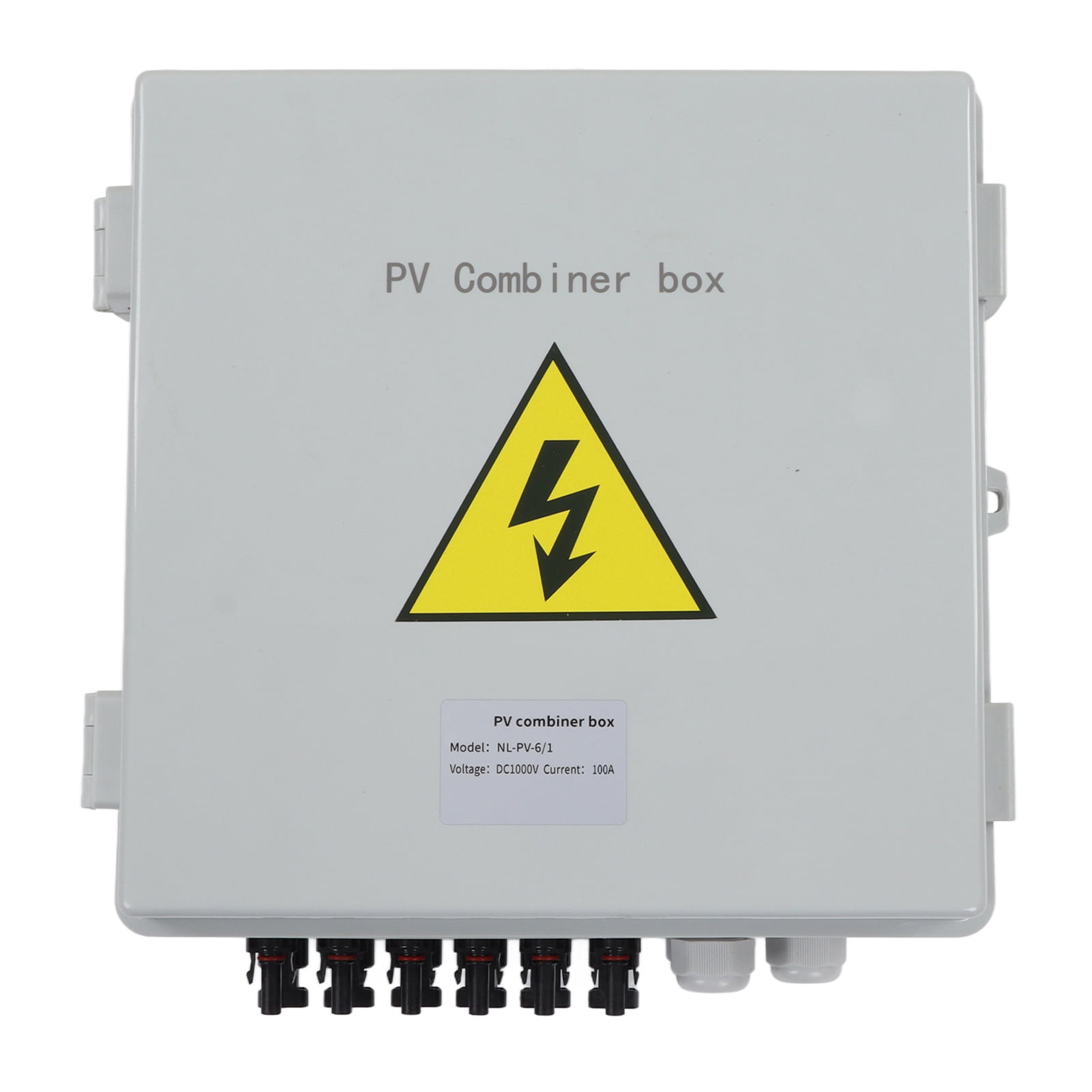 6-String Solar Combiner Box, IP67 Waterproof, 15A Fuse, 40KA Surge ...