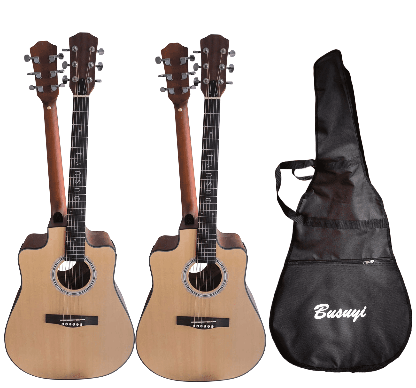6 Strings Acoustic /6 Strings Acoustic Double Neck, Double Sided Busuyi ...