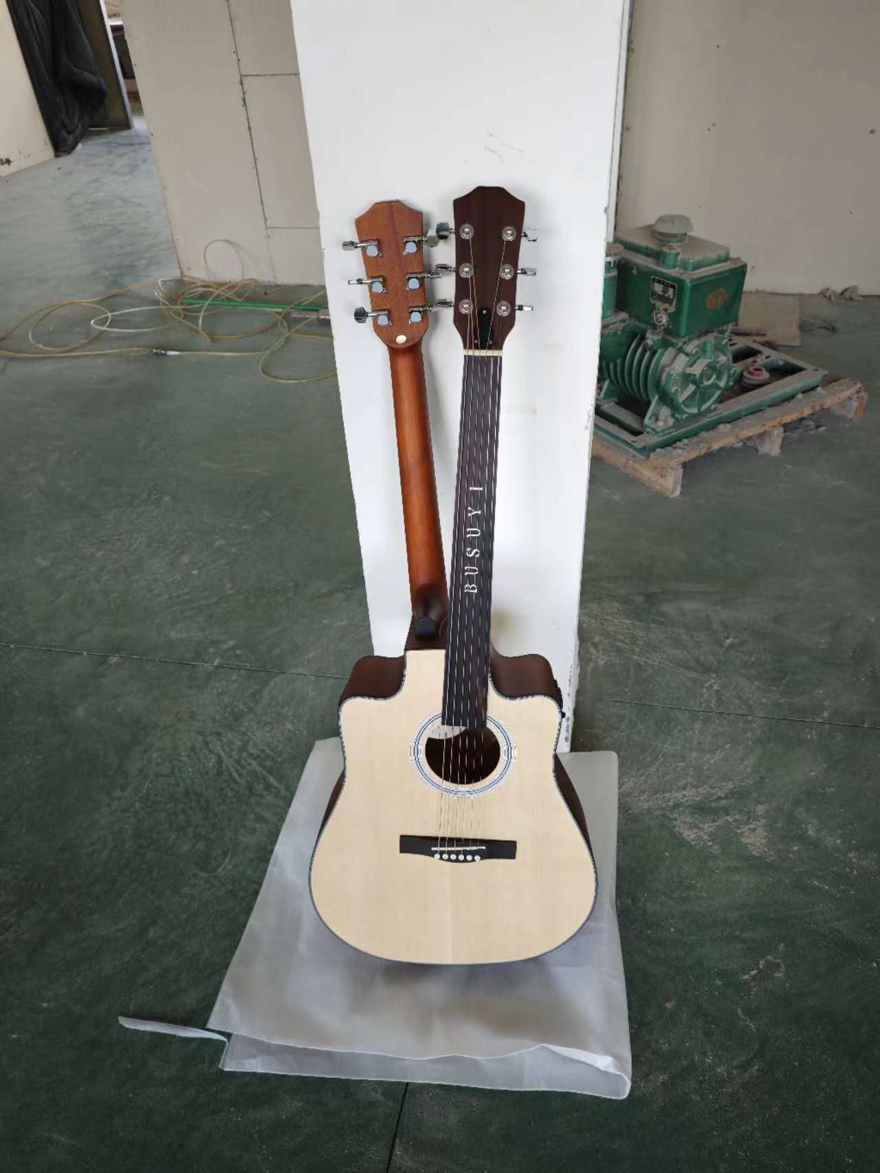 6 Strings Fretless Acoustic /6 Strings Acoustic Double Neck, Double ...