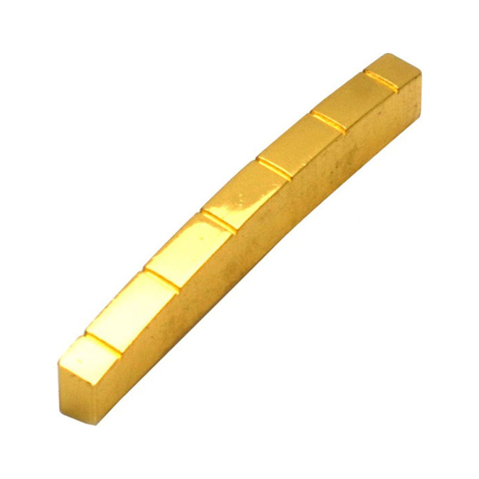 6 Strings Guitar Bridge Nut, Adjustable Brass Bridge Nut for 6 String ...