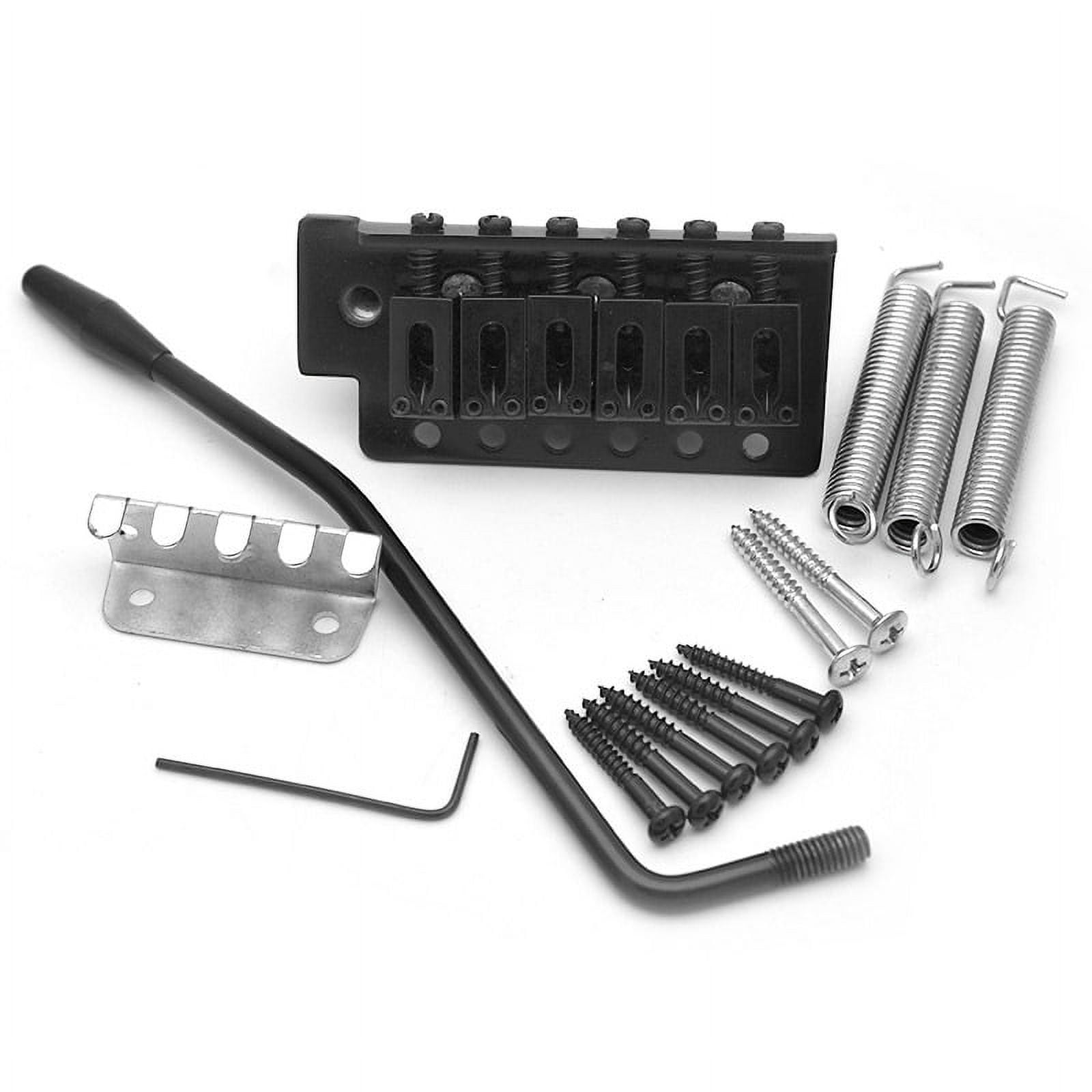 6 Strings Guitar Bridge Saddle Tailpiece for Guitar Strat SQ ST Electric Guitar Tremolo Bridge ...