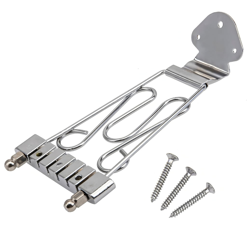 6 Strings Tailpiece Trapeze for Electric Guitar Tail Archtop Tailpieces ...