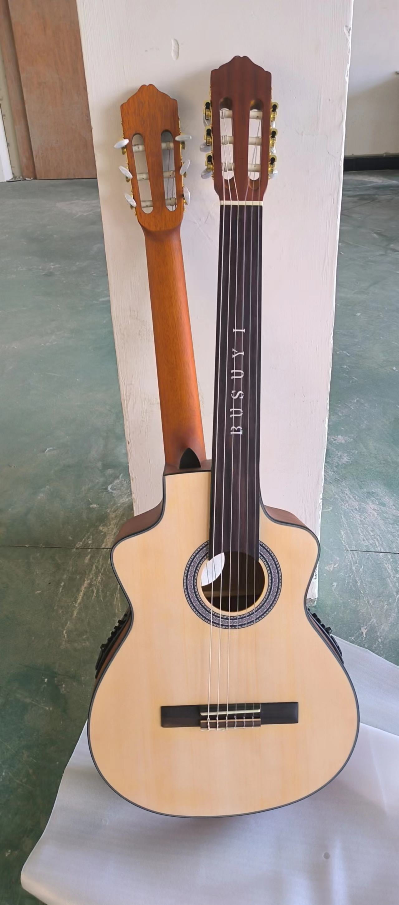6 Strings classical /6 Strings Fretless Classical, Double Sided Busuyi Guitar 2022 NPT - Walmart.com