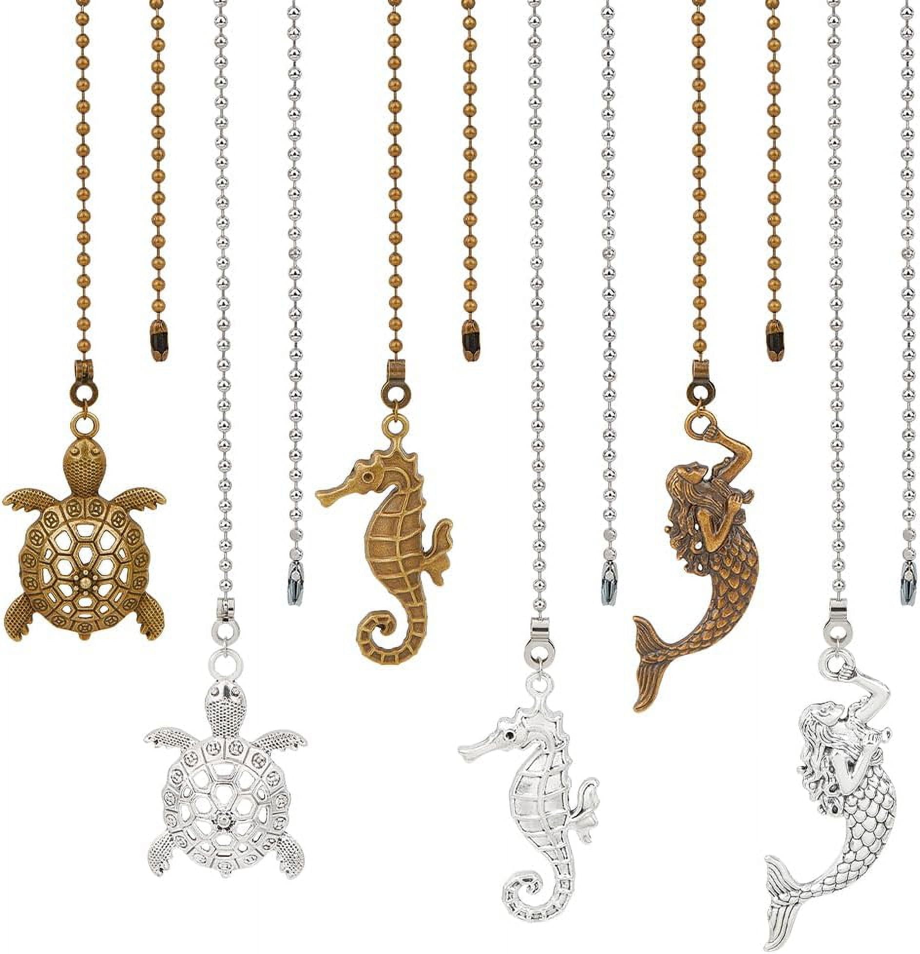 6 Styles Ocean Theam Ceiling Fan Pull 14 Inch Long Chain Extension ...