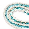 6 Styles Turquoise Beads Strands Sets Dyed & Round Mixed Color 8mm Hole ...