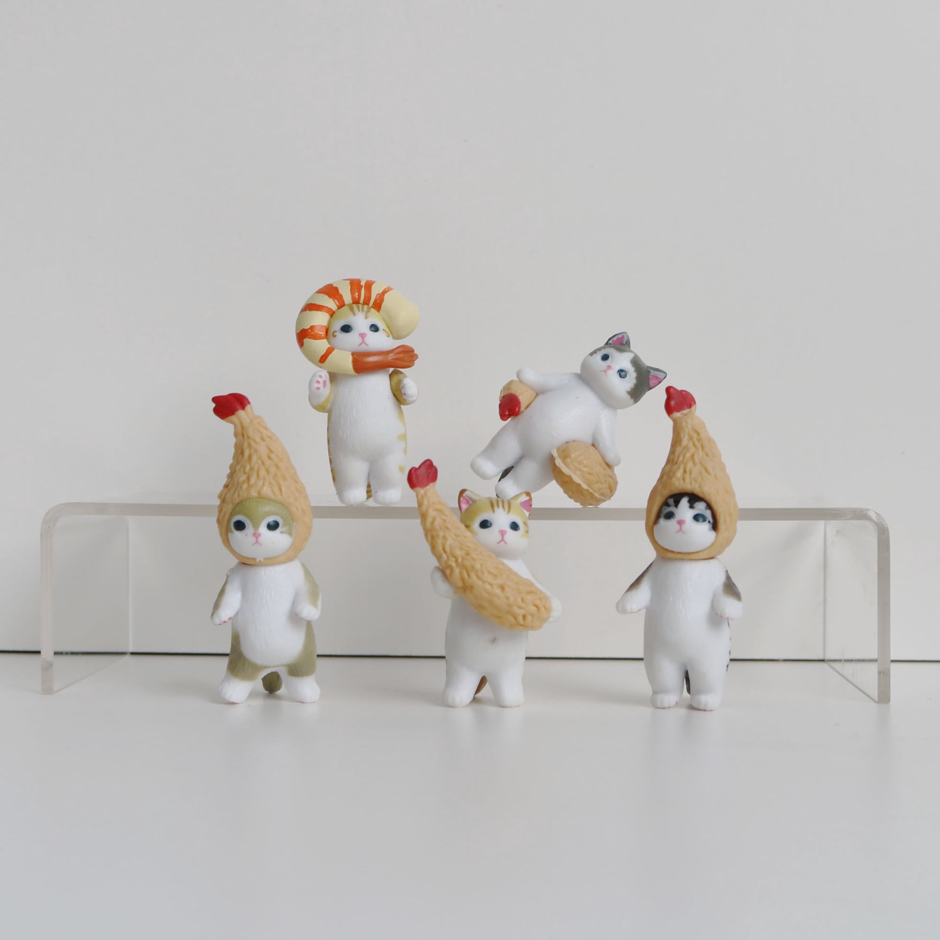 6 Styles of My Melody Shark Cat Figurines Cake Decorations Dolls Cat ...