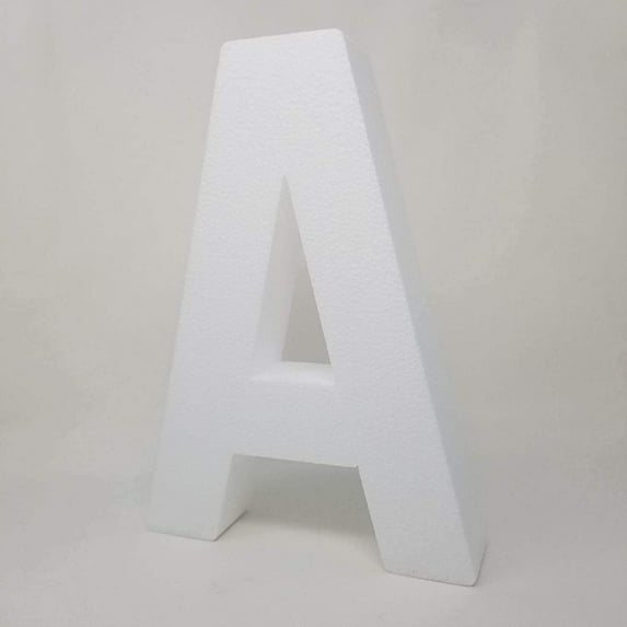 6" Styrofoam Free Standing Letters A-Z & Symbols - Walmart.com