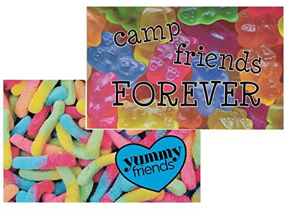 Gilbin Gummy Bear/Worms Summer Camp Postcards, 6 Count - Walmart.com
