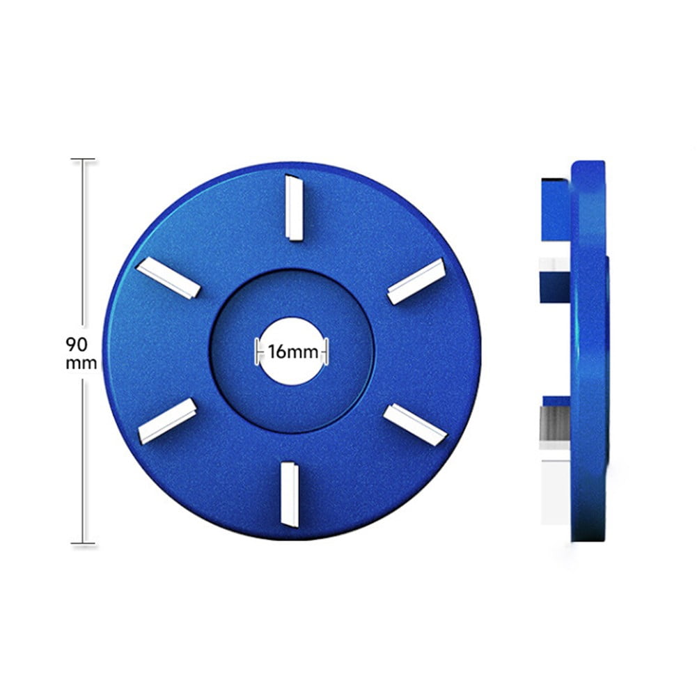 6 Teeth Wood Turbo Carving Disc Wood Grinding Wheel 22mm Arbor Grinder ...