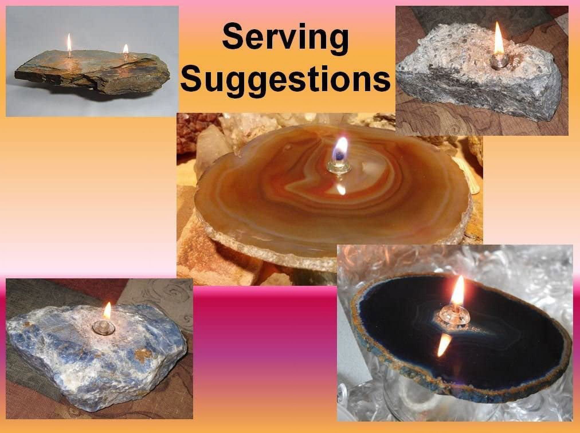 6 Thermal Glass Tube Wick Holders Wicks Pre-Installed 6 Pieces 1/8" x ...