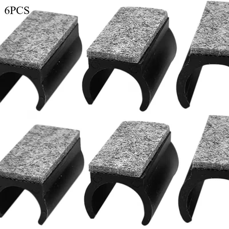 6 Thick Felt Chair Foot Pads - Heavy Duty Furniture Sliders for ...