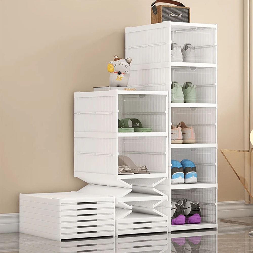 6 Tier/9 Tier Foldable Shoe Rack Large Shoe Organizer For Closet ...