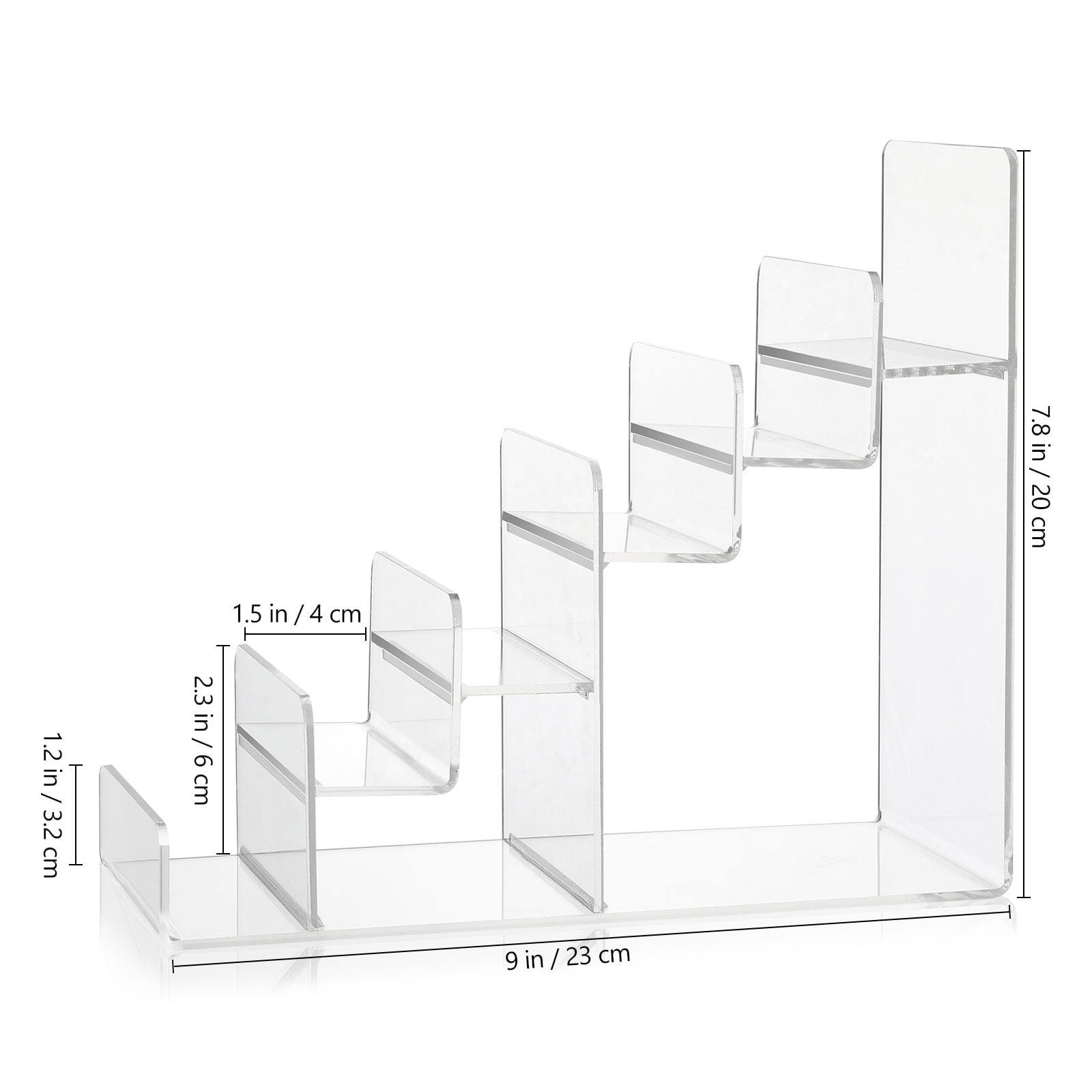 6 Tier Acrylic Display Stand Purse Display Shelf Clear Acrylic Wallet ...
