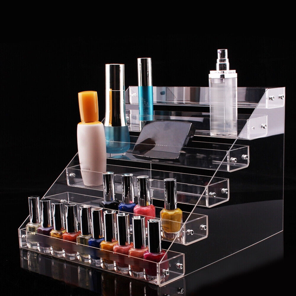 6-Tier Acrylic Storage Display Shelf Large Capacity Makeup Tattoo Ink ...