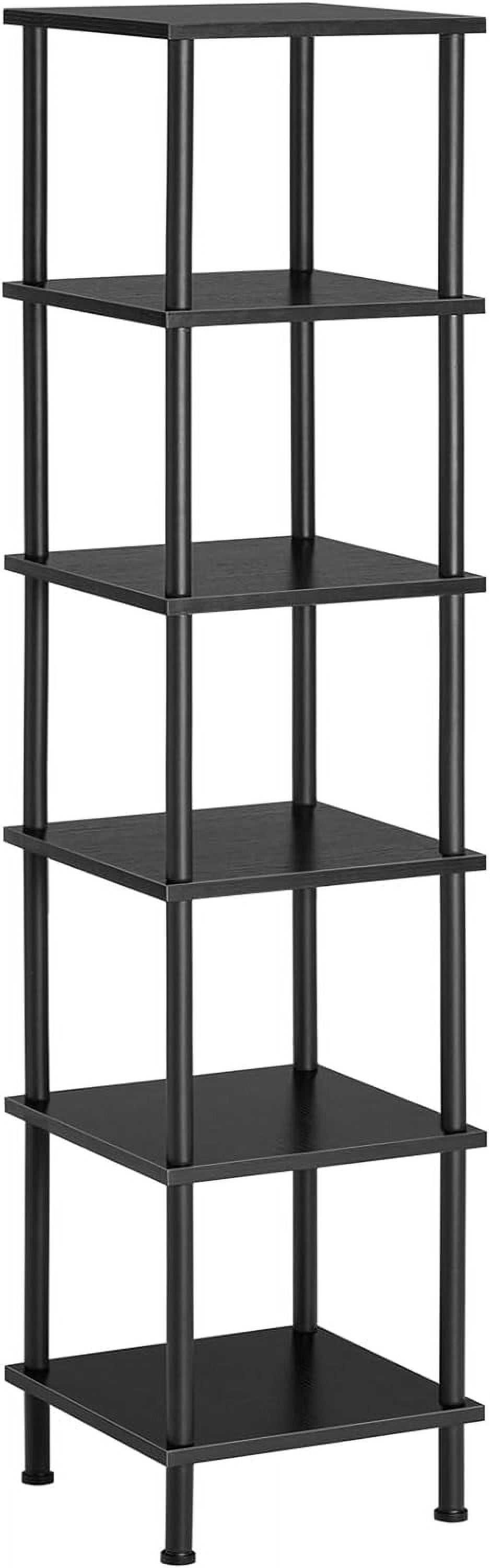 6-Tier Corner Shelf, Corner Square Rack Display Shelf, Tall Storage ...