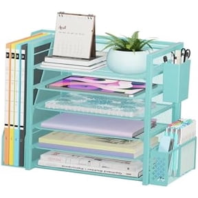 HOME DISTRICT Chic File Organizer Tote - Important Document Organizer ...