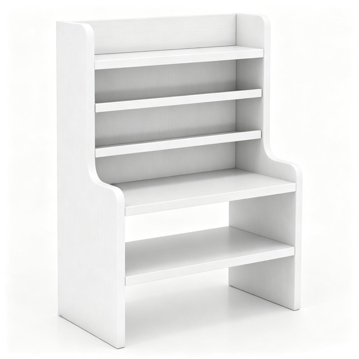 6-Tier Desktop Storage Organizer with Adjustable Removable Shelves ...