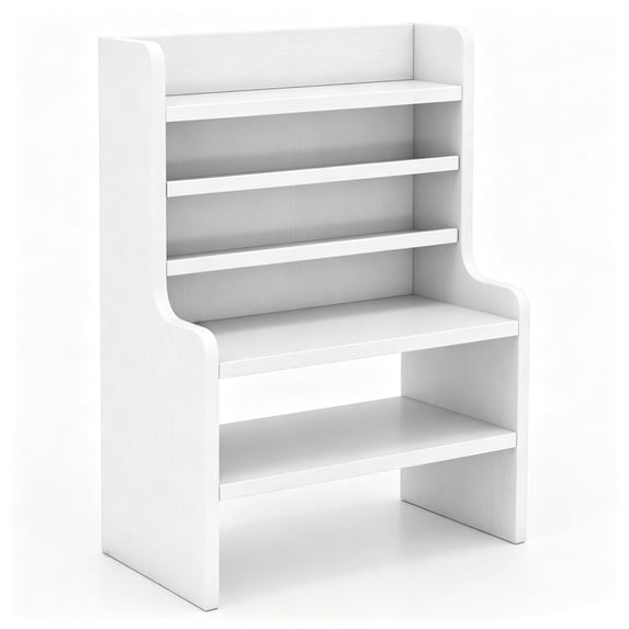 6-Tier Desktop Storage Organizer with Adjustable Removable Shelves ...