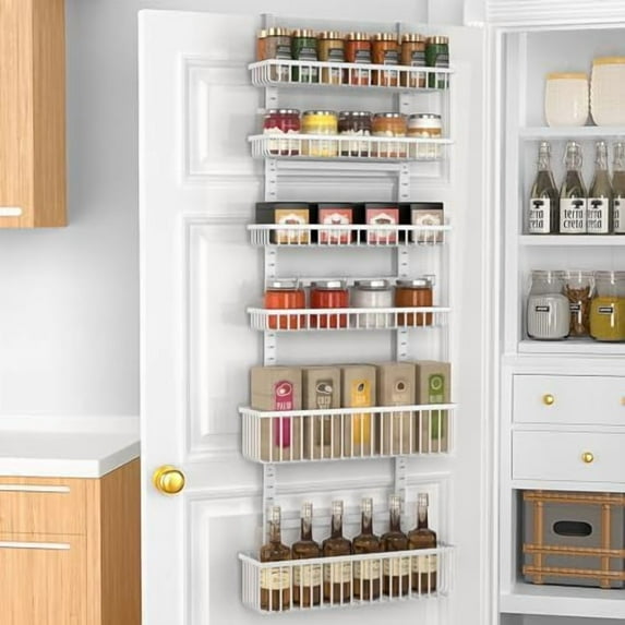 6-Tier Over The Door Pantry Organizer, Pantry Organization and Storage ...