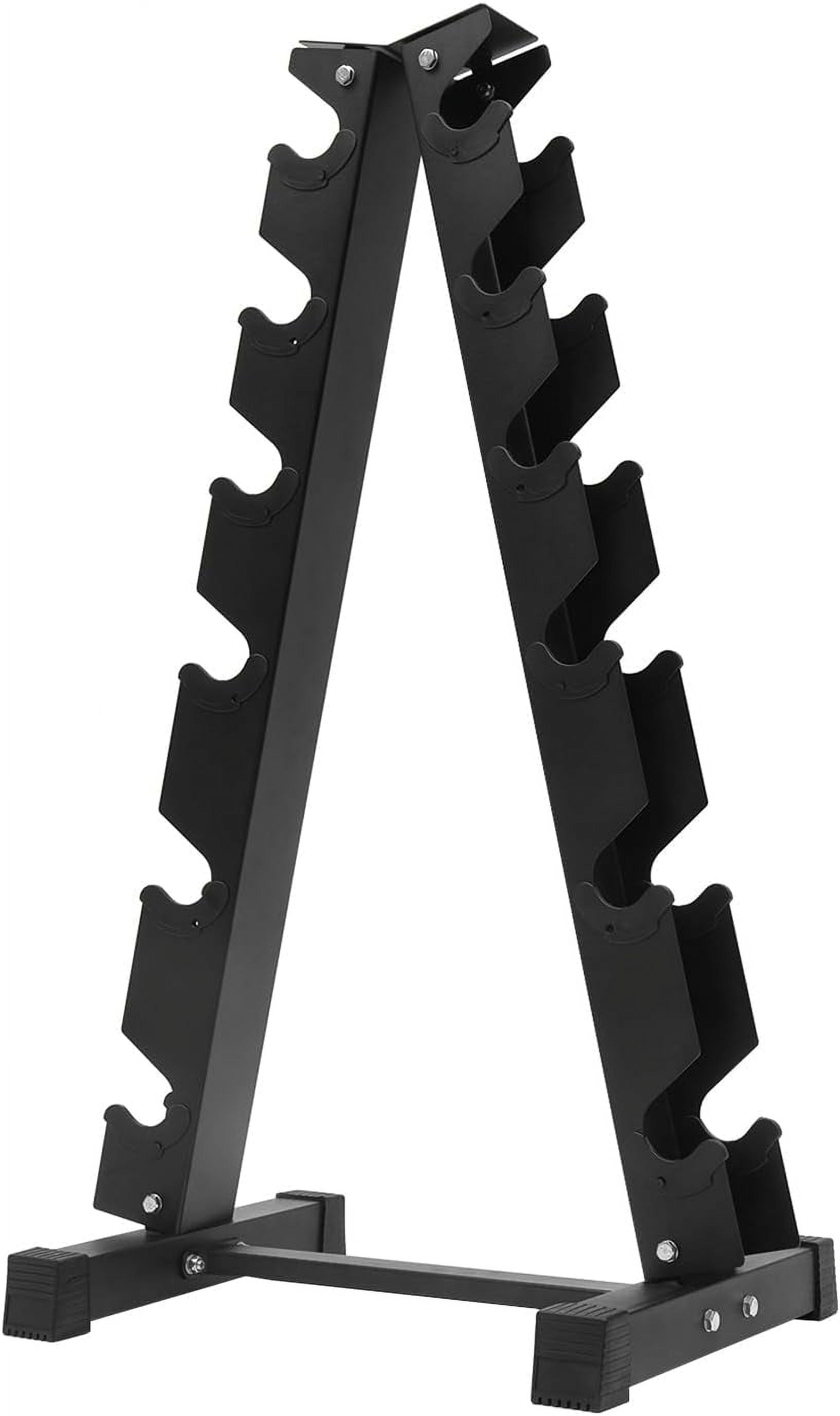 6-Tier Dumbbell Weight Rack - A-Frame Design - Home Gym Storage Racks ...
