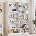 6 Tier Large Bookshelves, 70.8 Inch Tall Bookshelf and Bookcases for ...