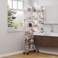 6 Tier Mobile Shelving Unit Organizer Kitchen Utility Cart for Office ...