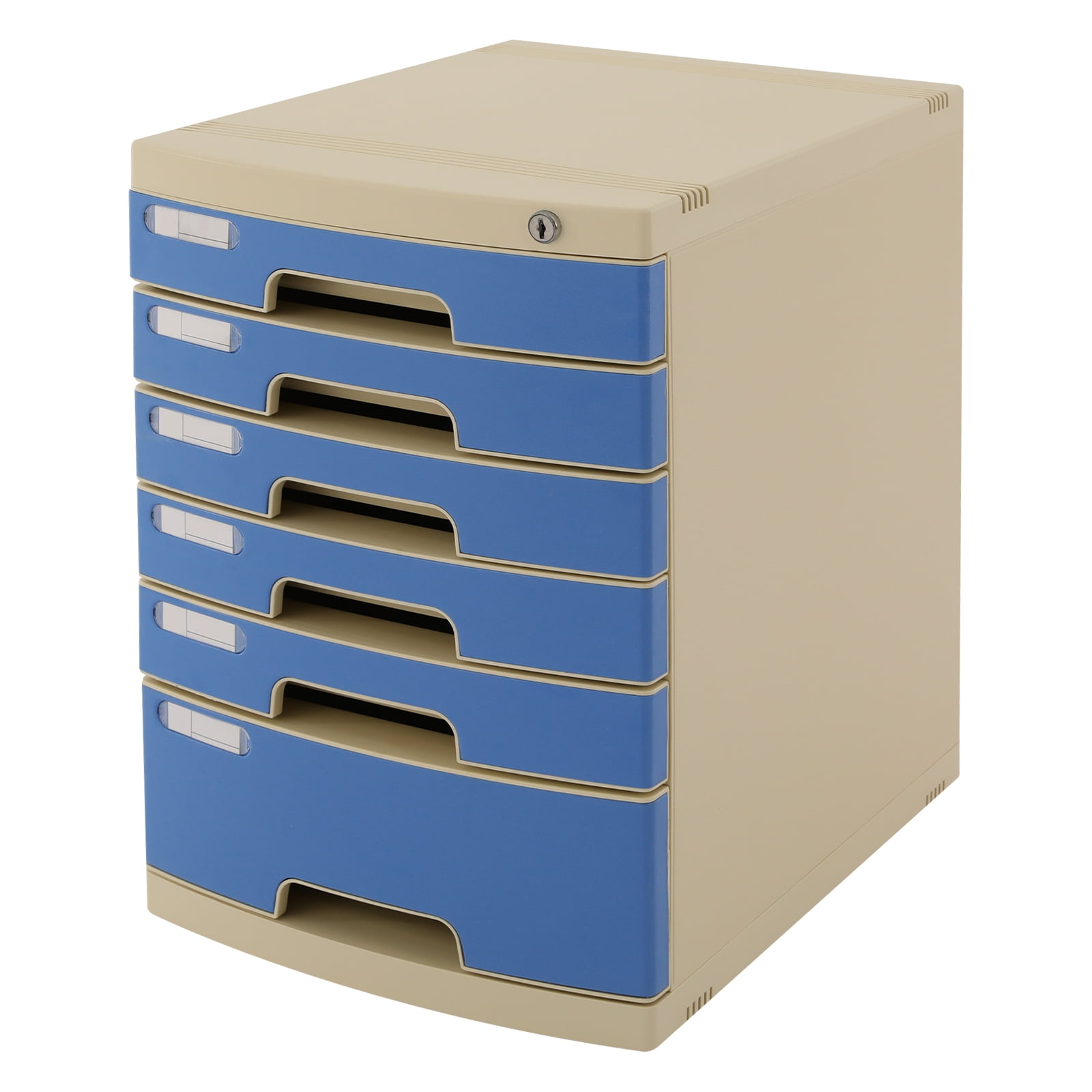 6-Tier Office Document Organizer Plastic Desktop Organizer with ...