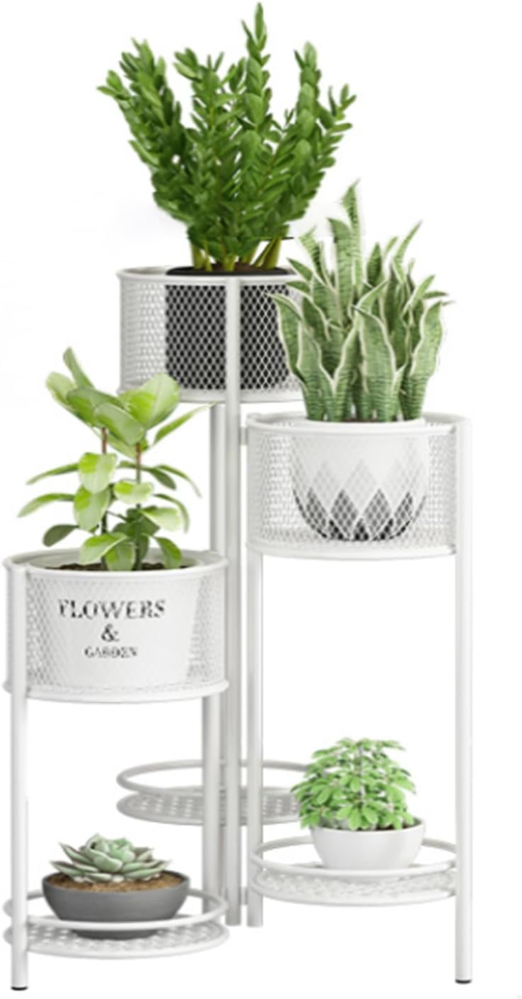 6 Tier Plant Stand Indoor Tall, Corner Metal Tiered Plant Stands ...