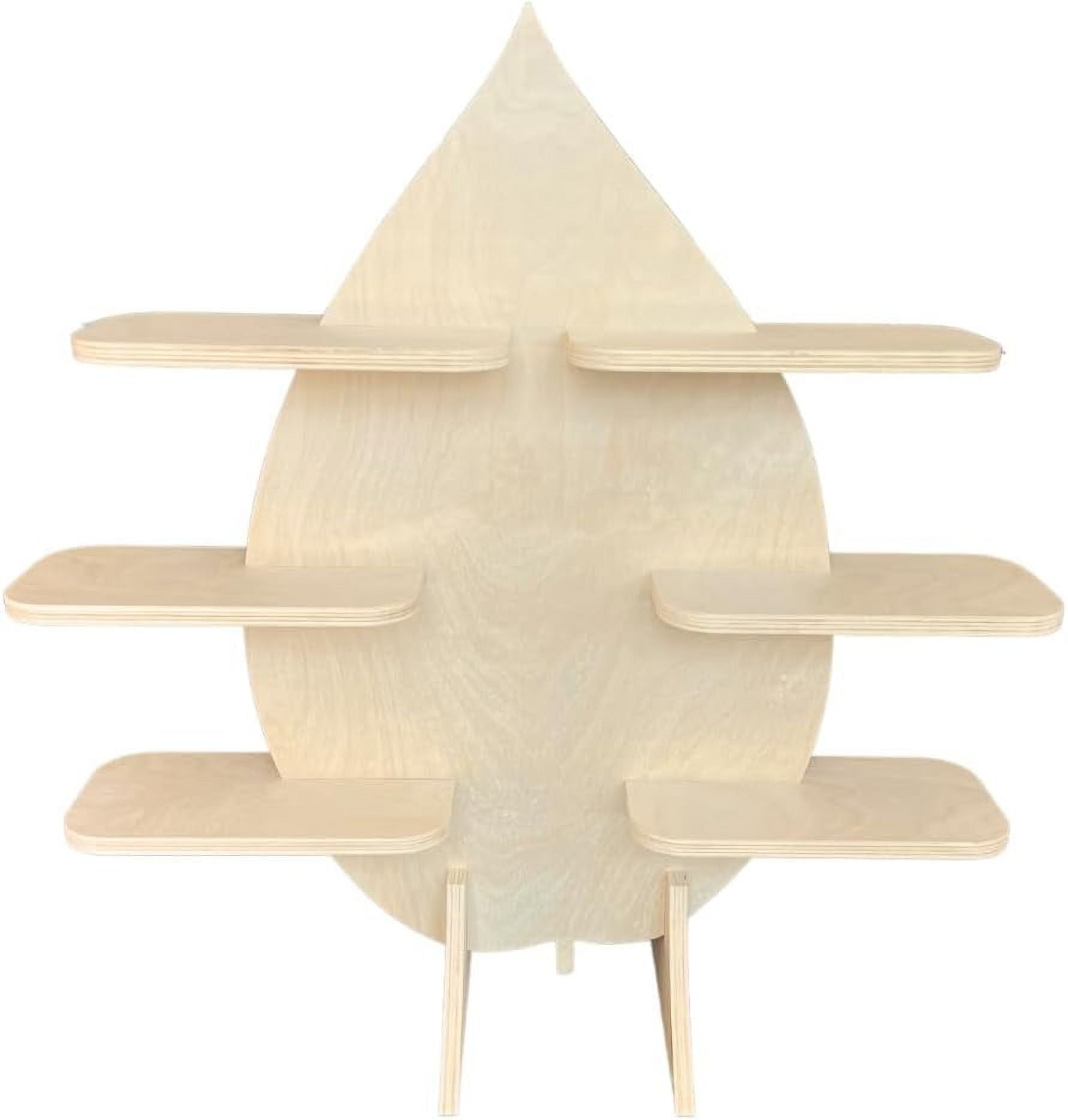 6-Tier Retail Display Stand for Vendor Booth 32 Inch Tall, Collapsible ...