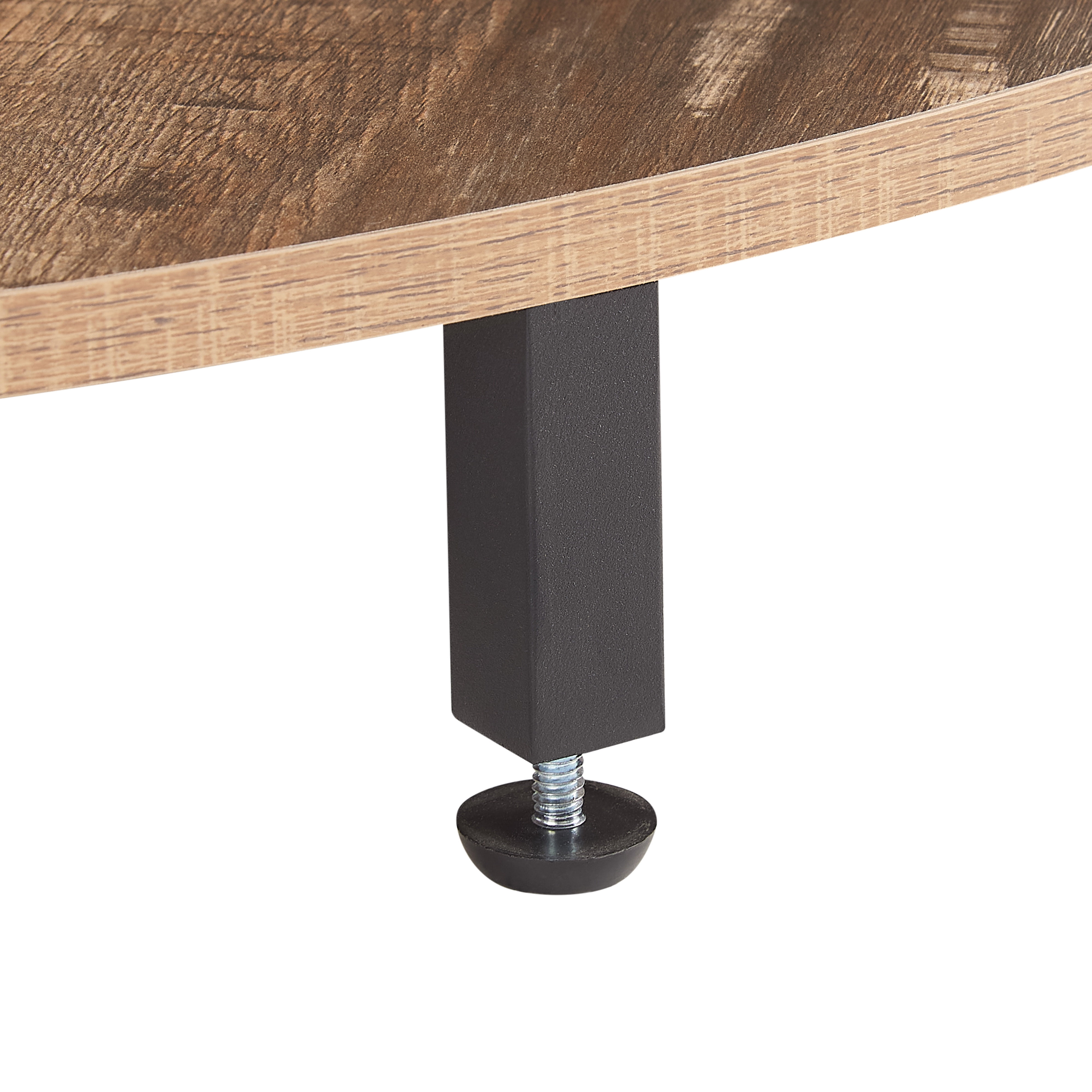 6-Tier Rustic Brown Corner Bookcase Wood Rack Shelving Unit for Small ...