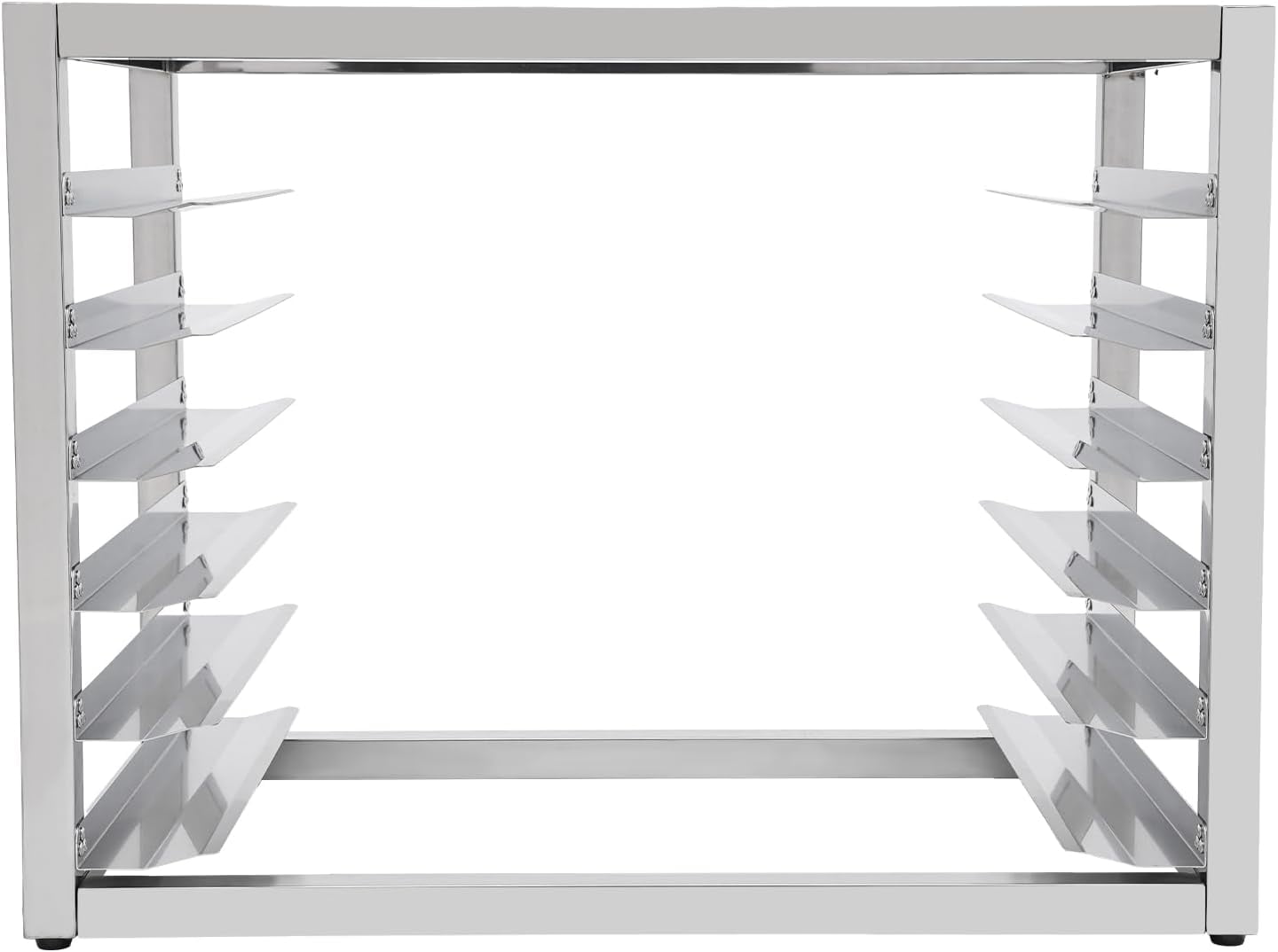 6-Tier Sheet Pan Rack, Stainless Steel Sheet Bun Pan Rack, 28 x 18 x 21 ...