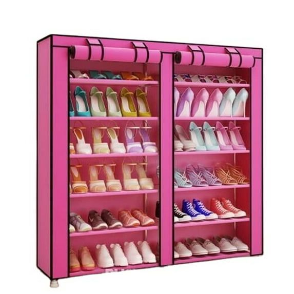 6 Tier Shoe Rack Storage Organizer 36 Pairs Double Row Shoe Rack Shelf ...