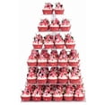 6 Tier Square Cupcake Stand Pastry Display for Party Wedding Birthday ...