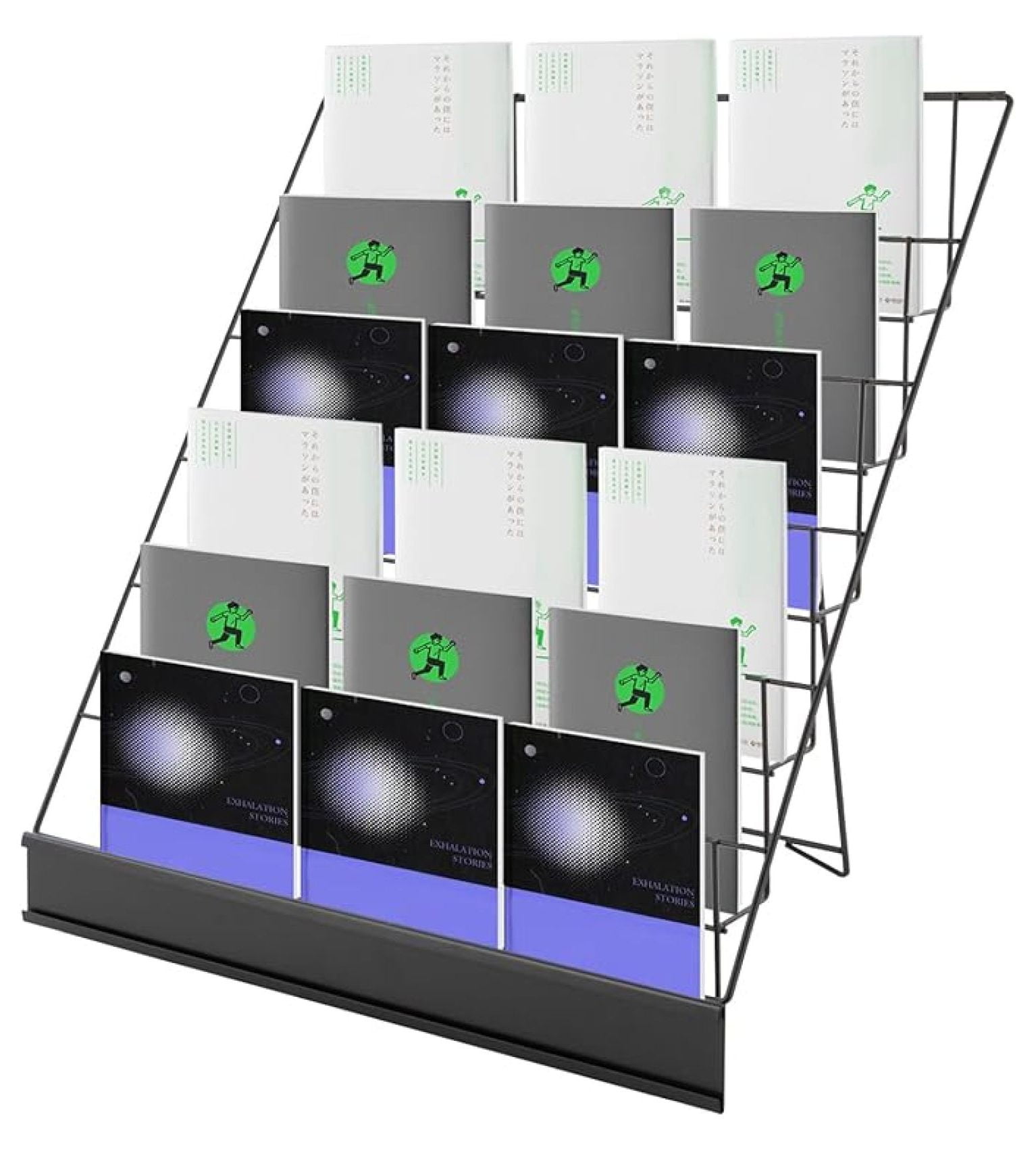 6-Tier Wire Countertop Rack, Comic Book Display Stand - Collapsible ...