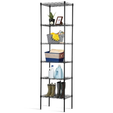NiamVelo 6 Tier Commercial Wire Shelving Unit, Adjustable Metal Shelf ...