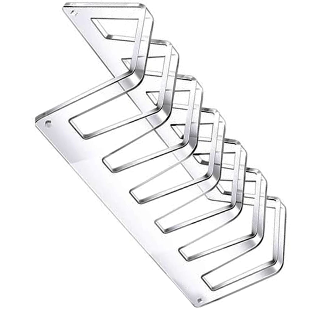 6 Tiered Plate Dinnerware Display Stand Acrylic Plates Holder Tableware ...