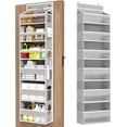 6 Tiers Over The Door Organizer, Heavy Duty Hanging Organizer Storage ...
