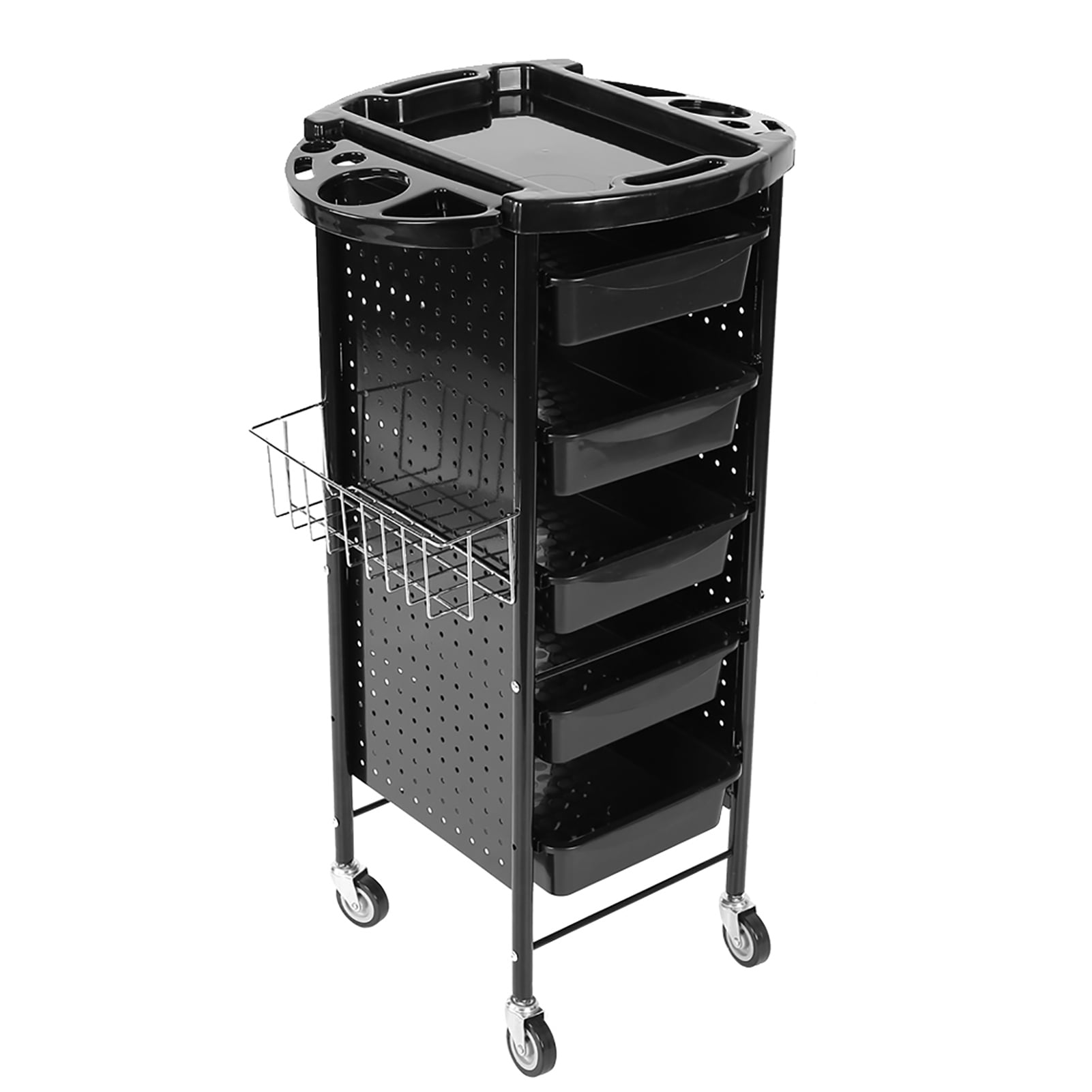 6 Tiers Storage Rack Trolley Cart With Wheels For Hair Salon & Beauty ...