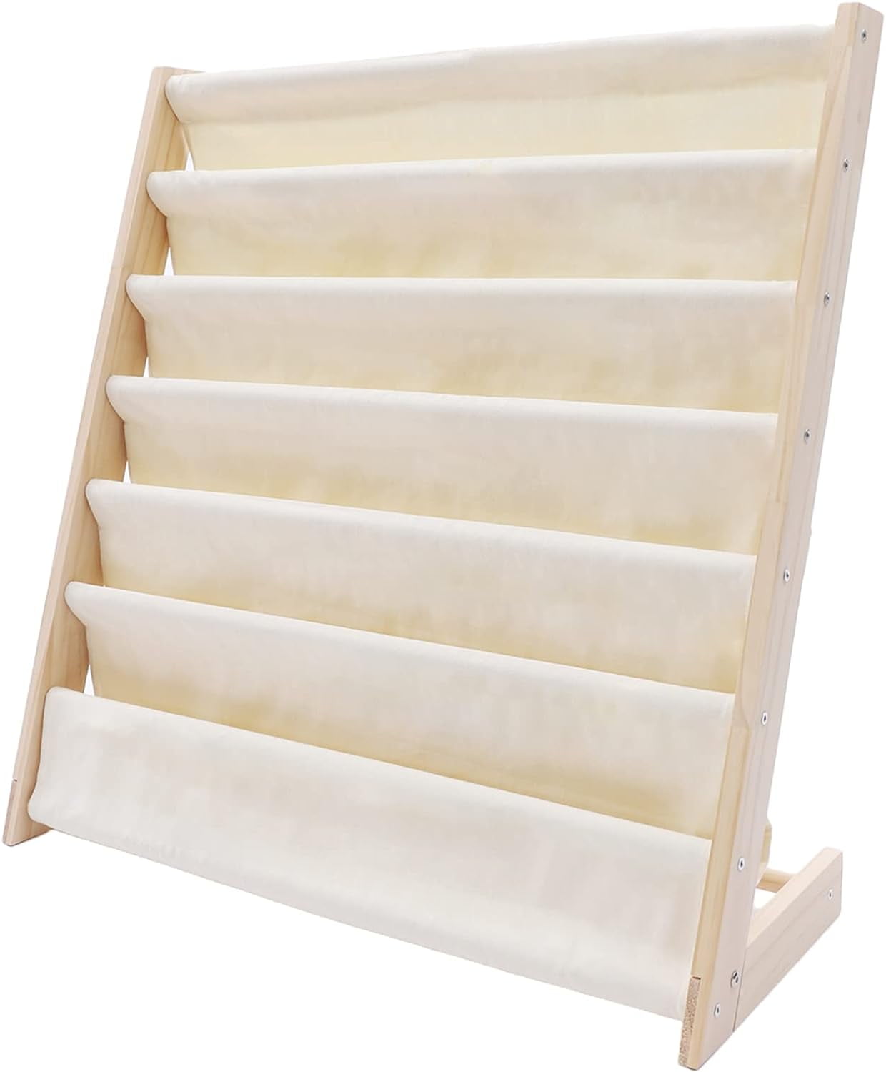 6 Tiers Wooden Kids Book Rack Storage Bookshelf, Kids Bookshelf Kids ...