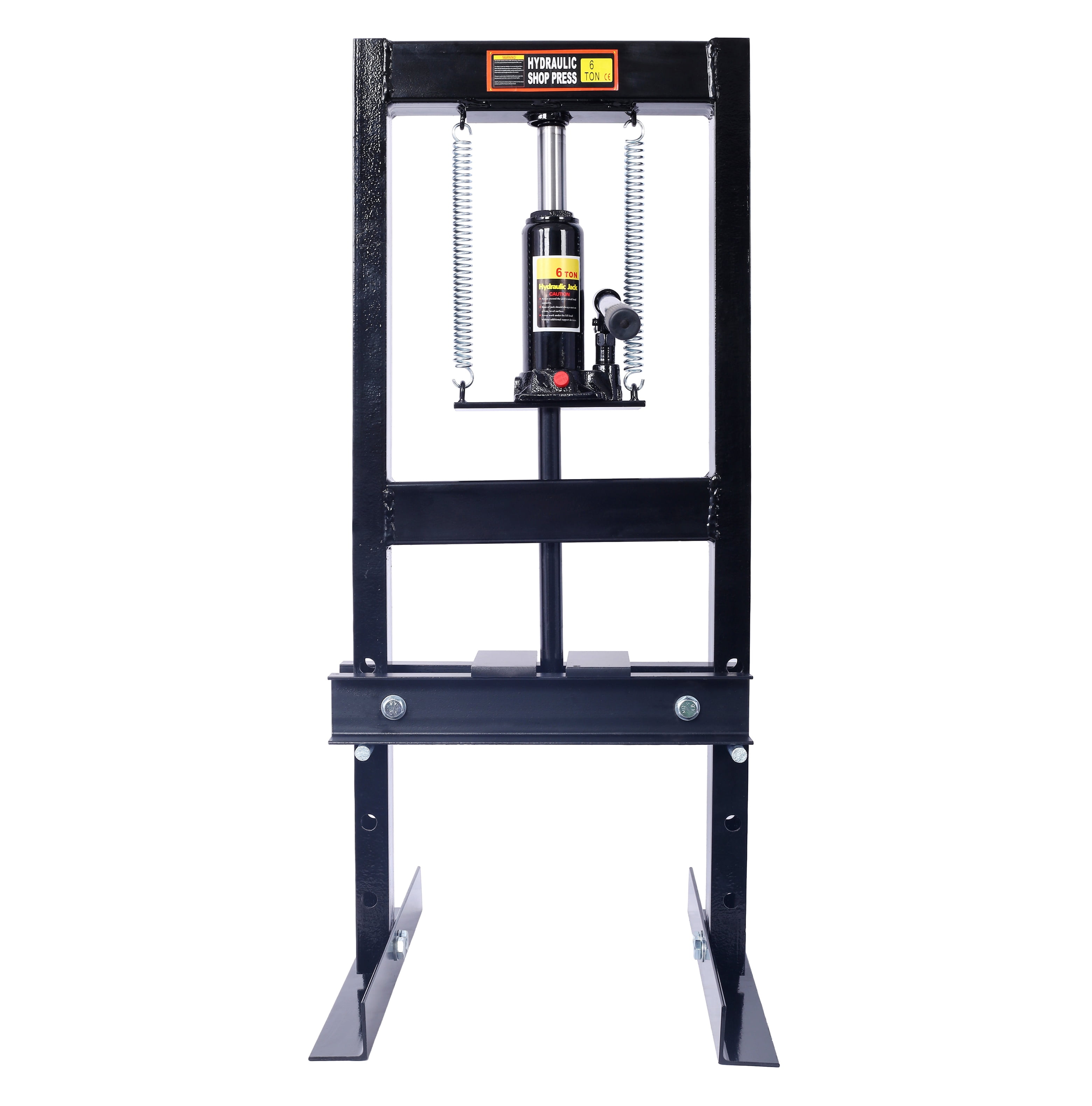 6 Ton Hydraulic Shop Press - H-Frame, Adjustable Floor Press with ...