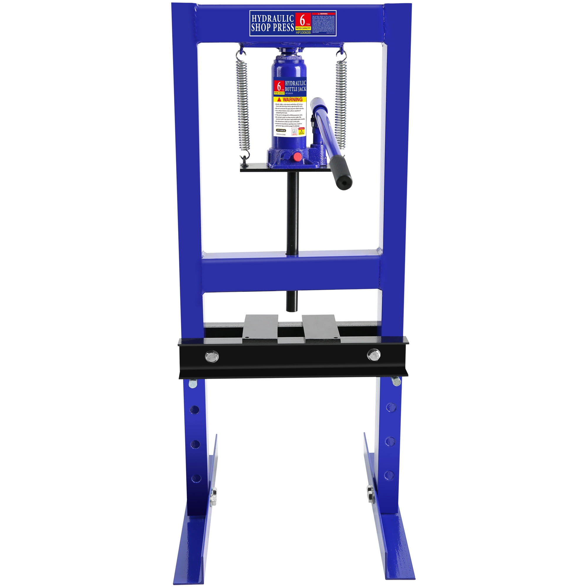 6 Ton Hydraulic Shop Press, H-Frame Bearing Press with Adjustable ...